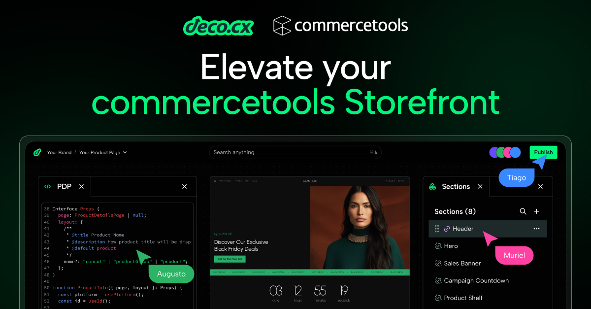 Elevate Your commercetools Storefront - deco.cx Headless Frontend Platform